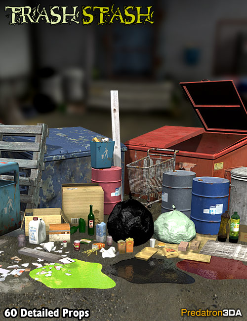 Trash Stash | Daz 3D