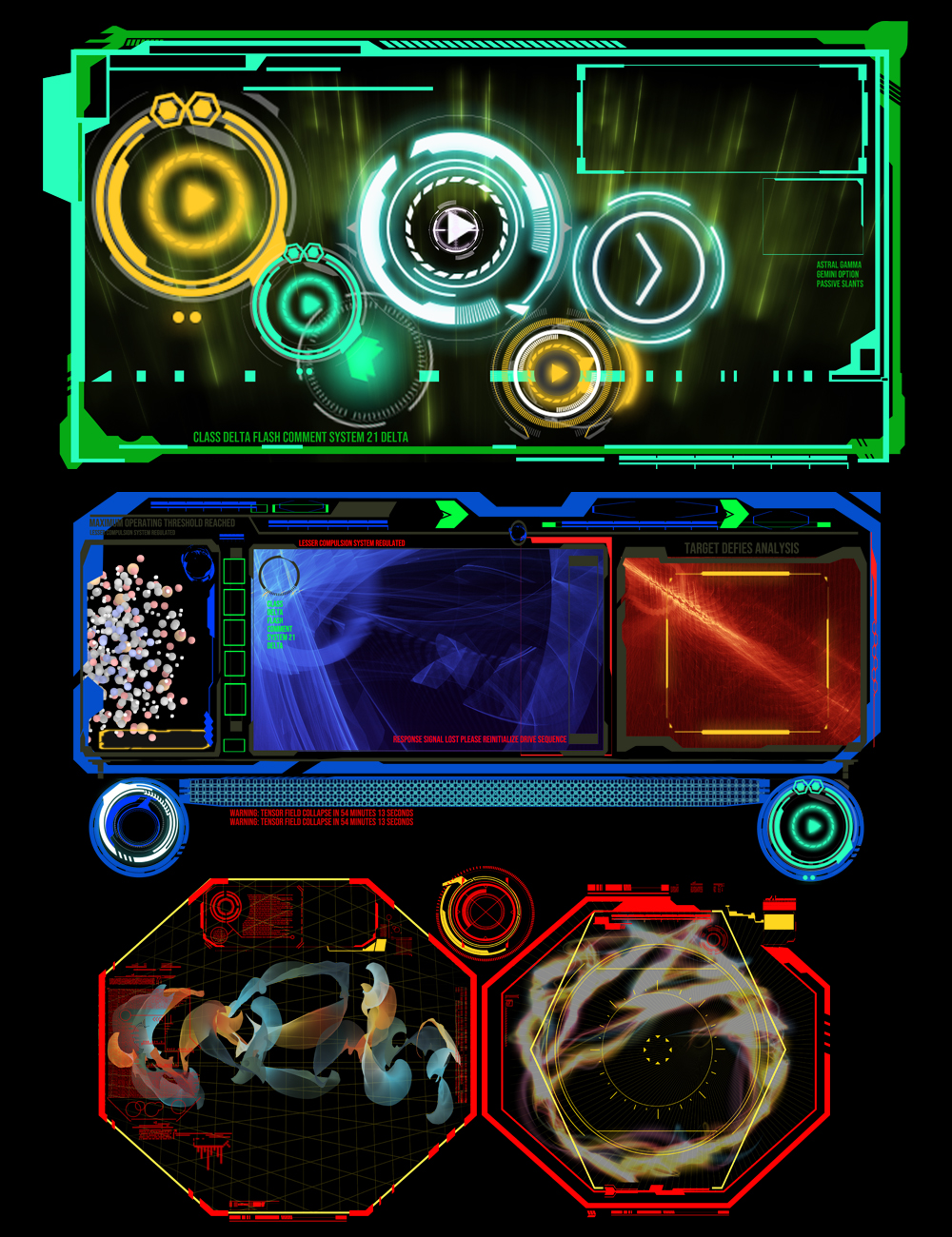 Sci-Tech Overlays and Brushes Volume 01 | Daz 3D