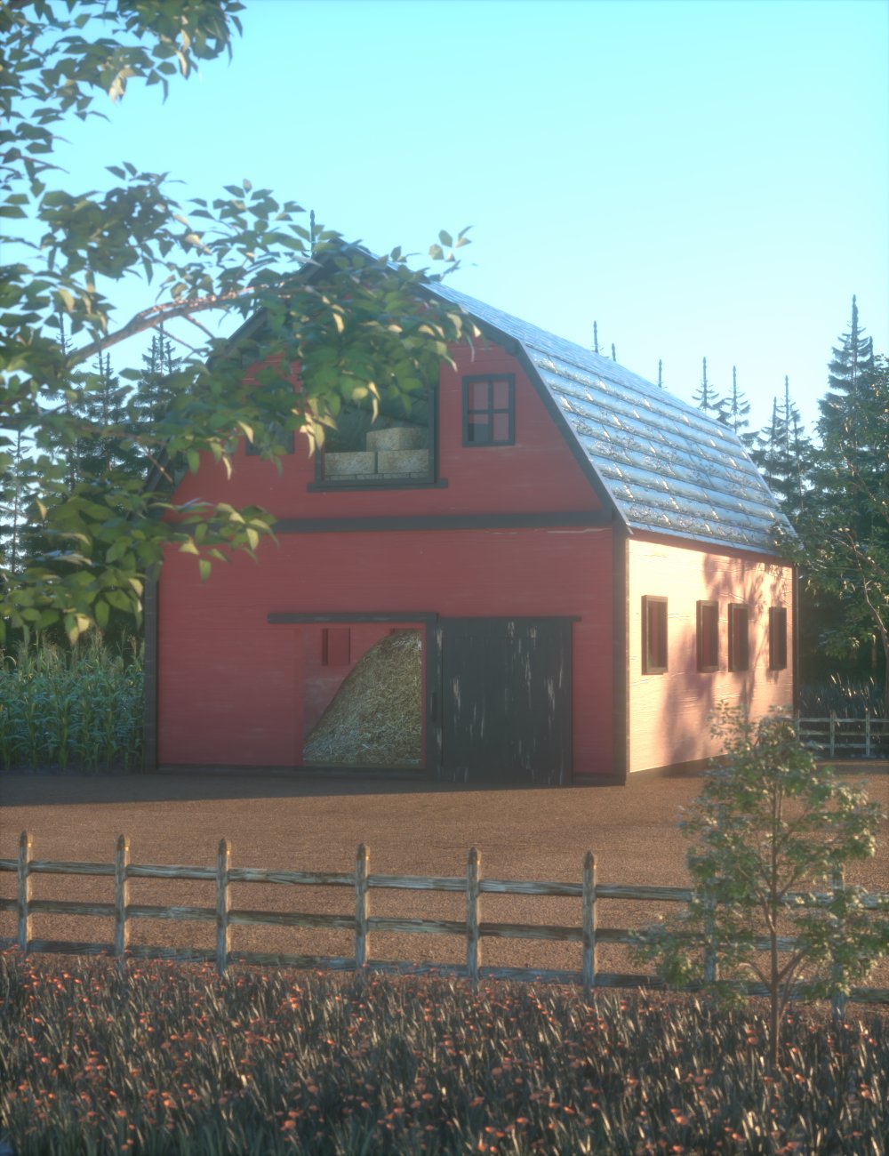 On The Farm | Daz 3D