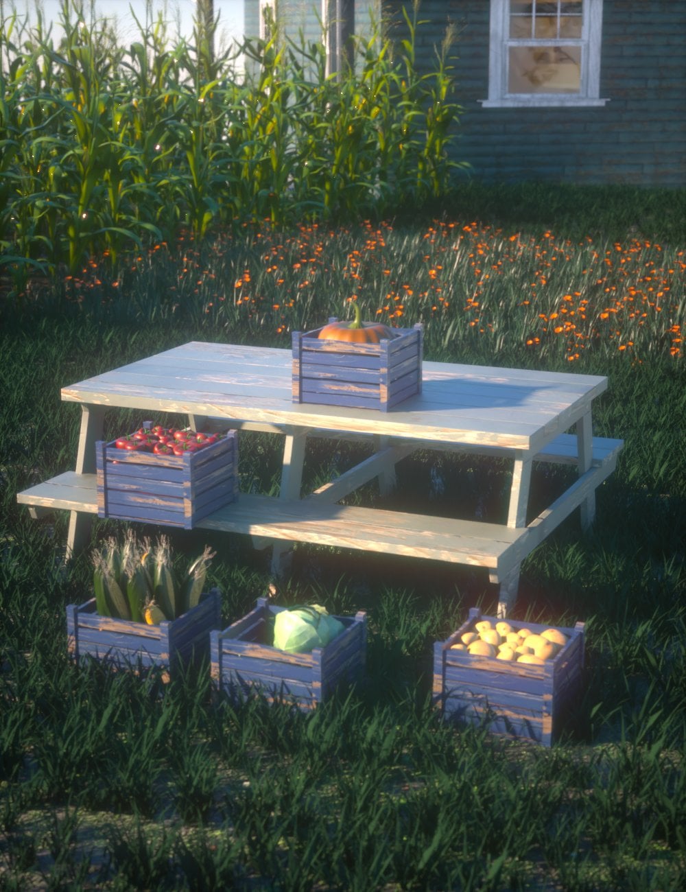On The Farm | Daz 3D