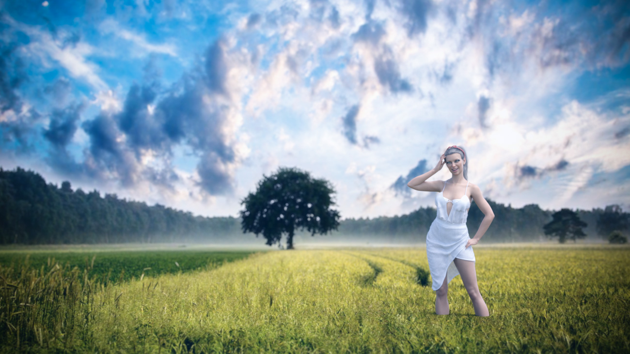 3D Photo Scenes - Magical Fields | Daz 3D