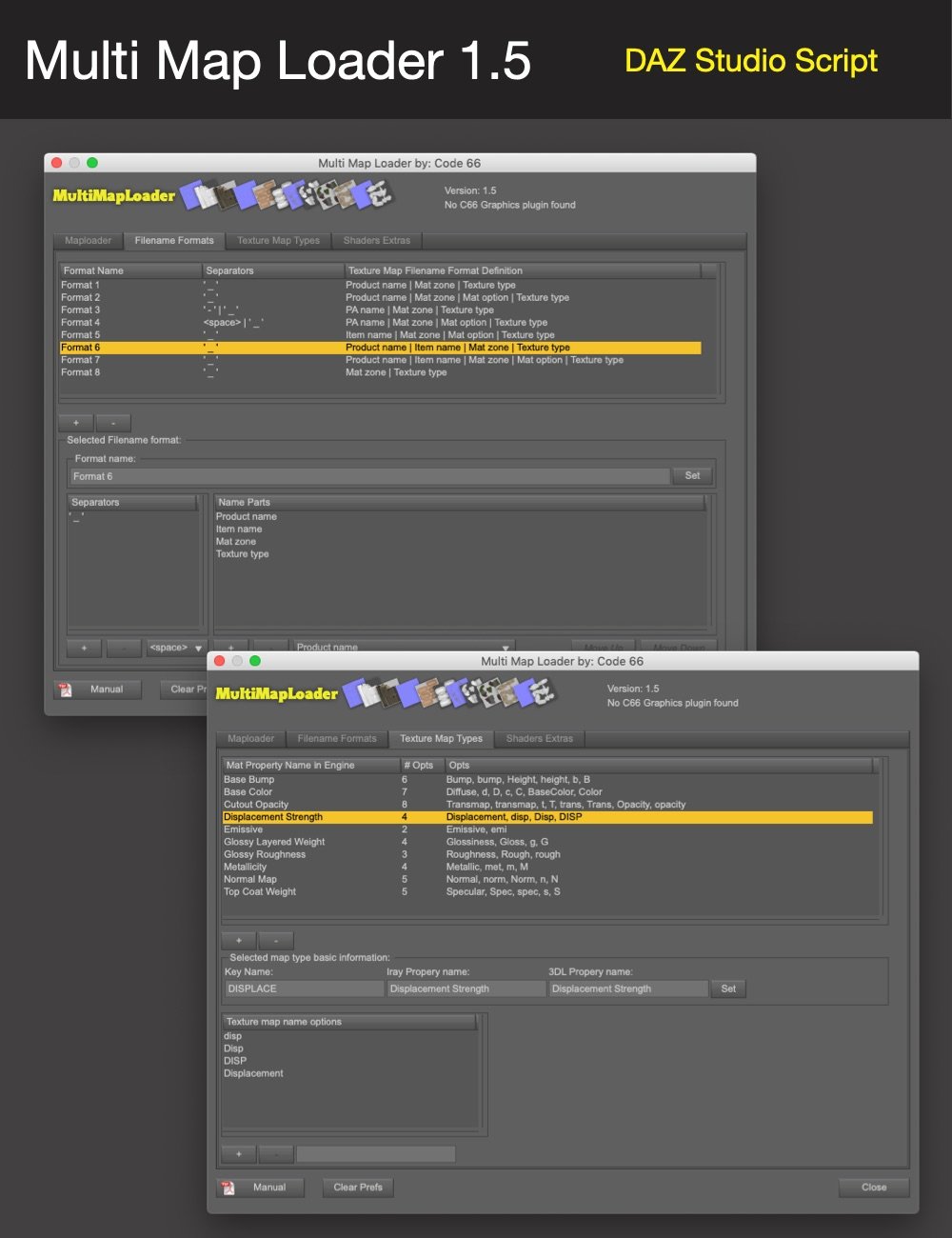 Multi Map Loader | Daz 3D