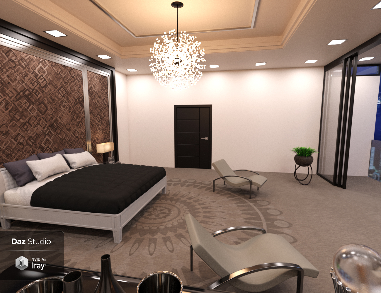 Simple Bedroom | Daz 3D