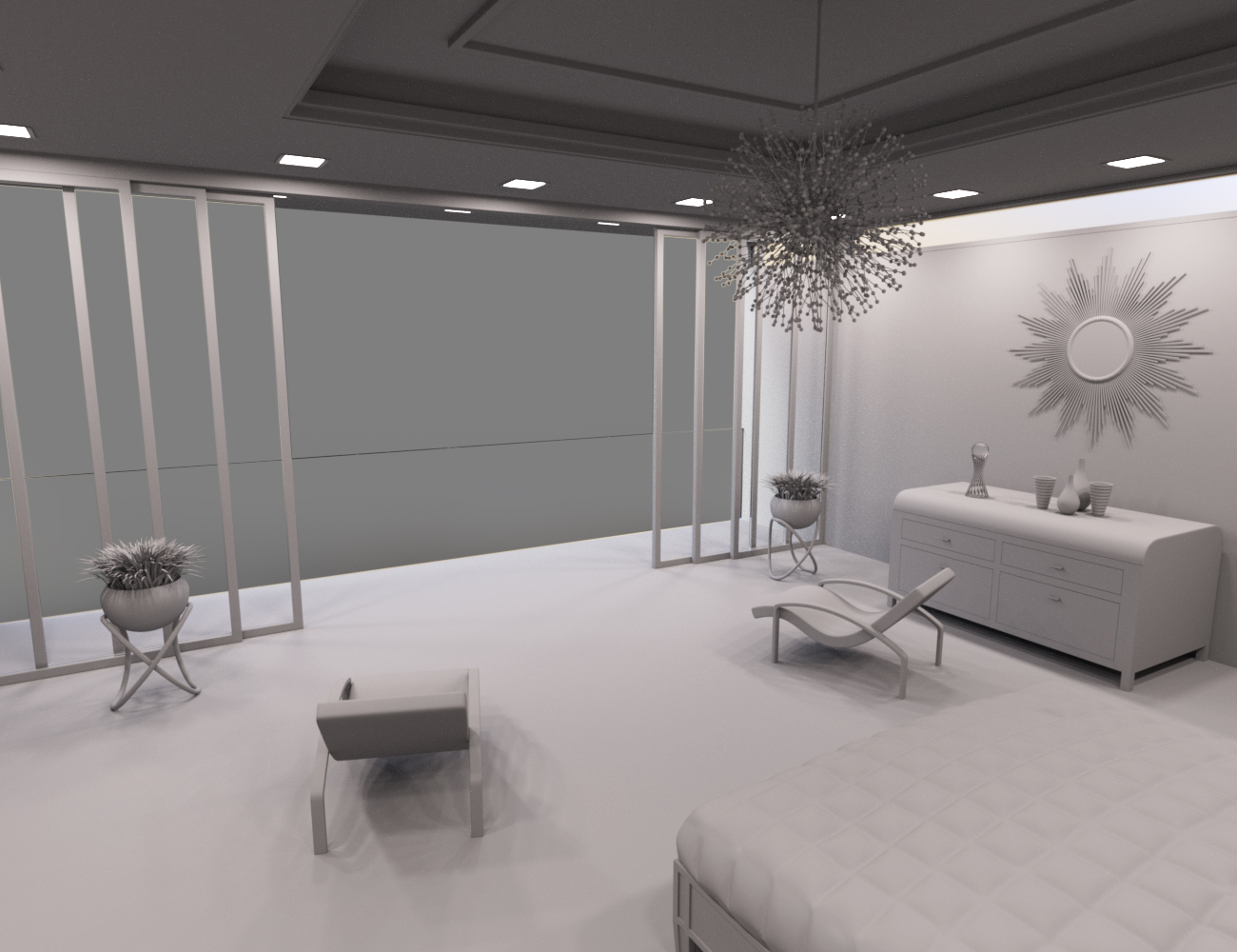 Simple Bedroom | Daz 3D