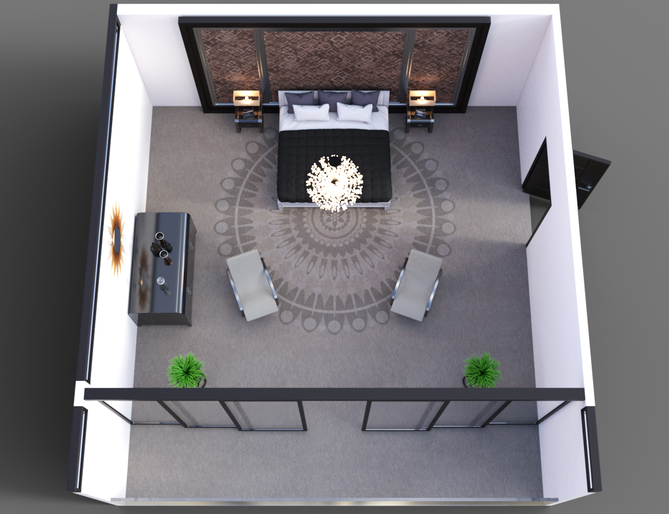 Simple Bedroom | Daz 3D