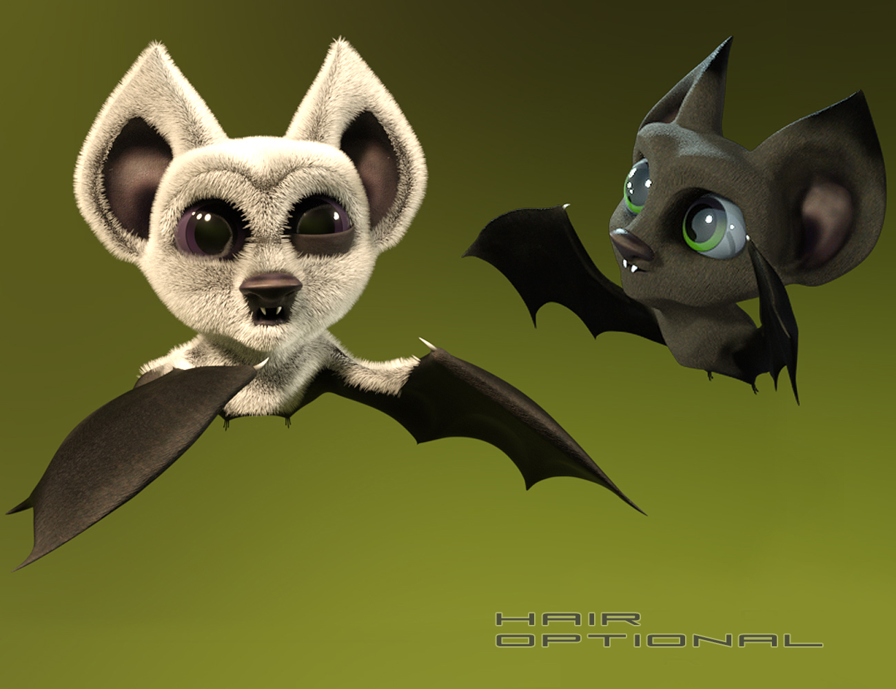 Bitty Bat | Daz 3D