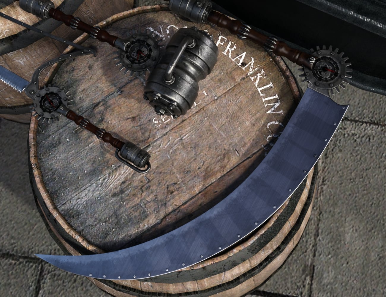 Midnight Reaper Weapons Collection | Daz 3D