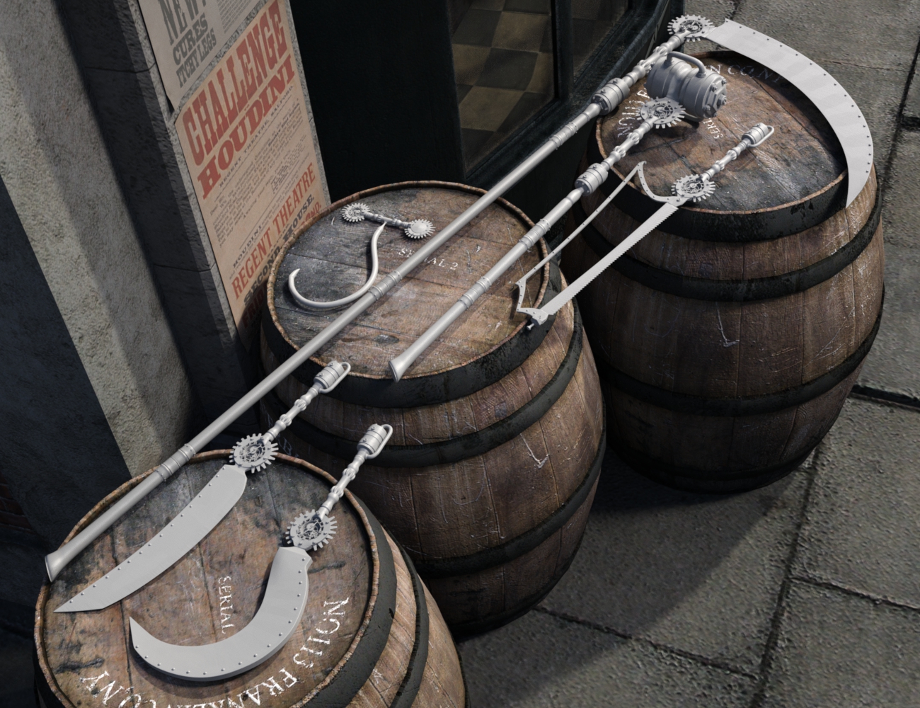 Midnight Reaper Weapons Collection | Daz 3D