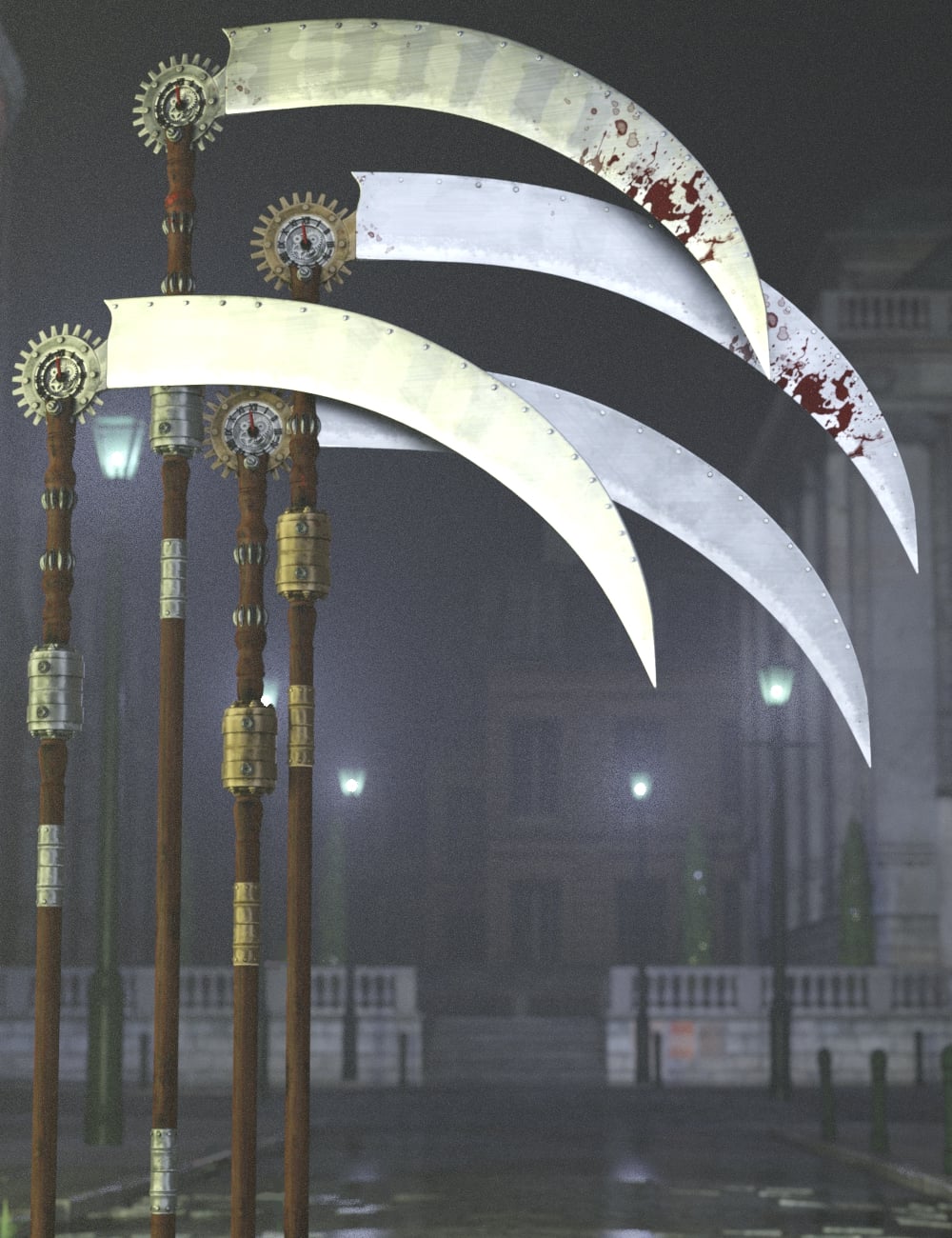 Midnight Reaper Weapons Collection | Daz 3D