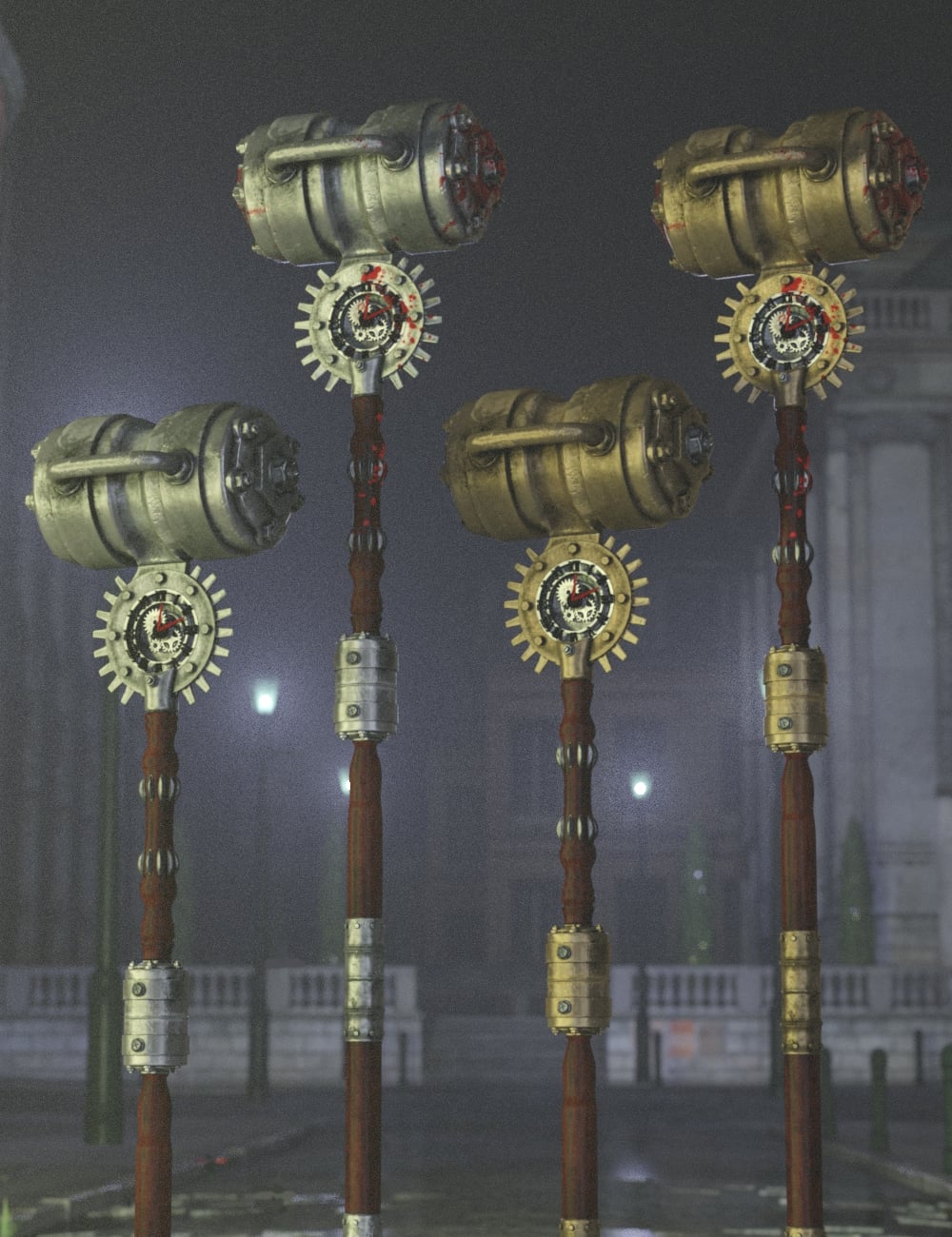 Midnight Reaper Weapons Collection | Daz 3D