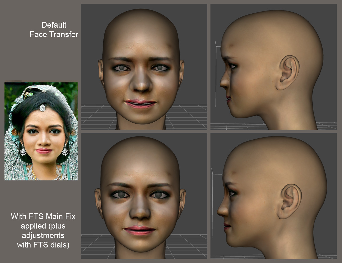 Face Transfer Shapes for Genesis 8 | Daz 3D