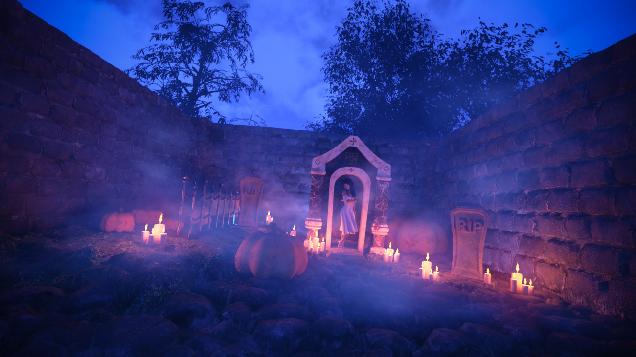 Render In A Box - Halloween Crypt | Daz 3D