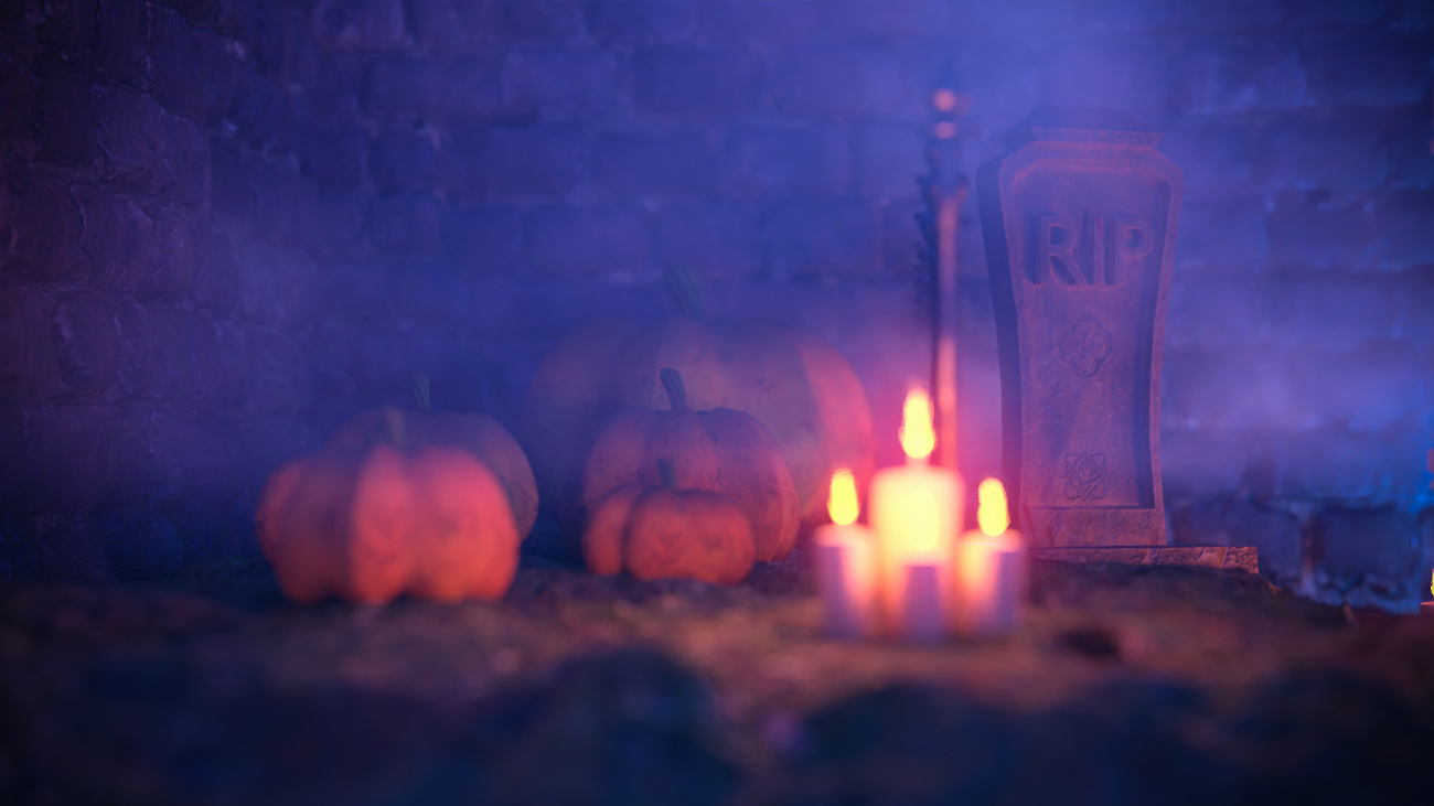 Render In A Box - Halloween Crypt | Daz 3D