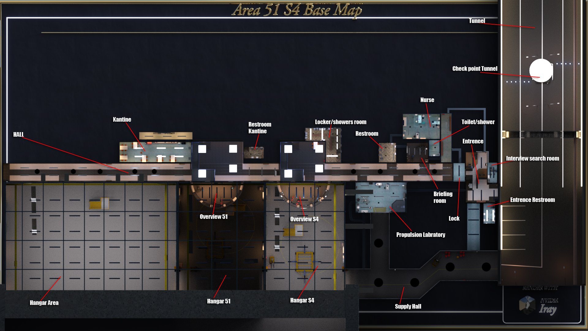 PW Area 51 S4 Base | Daz 3D