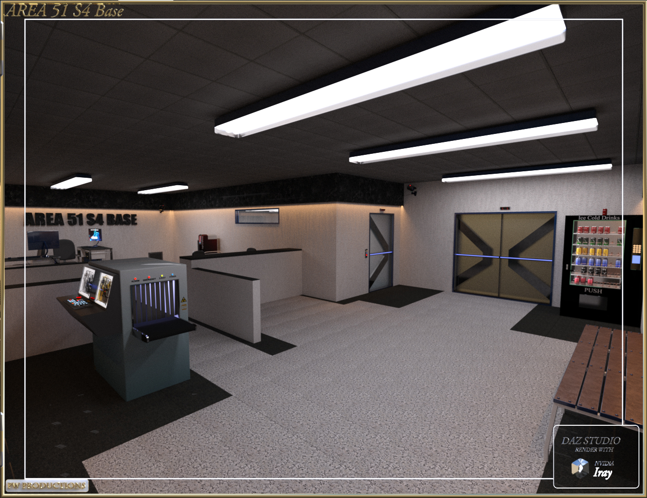 PW Area 51 S4 Base | Daz 3D