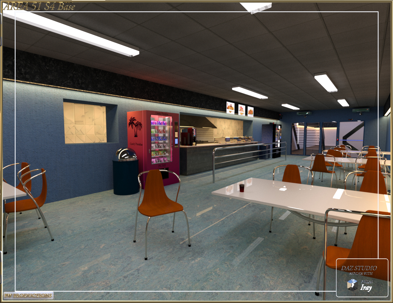 PW Area 51 S4 Base | Daz 3D