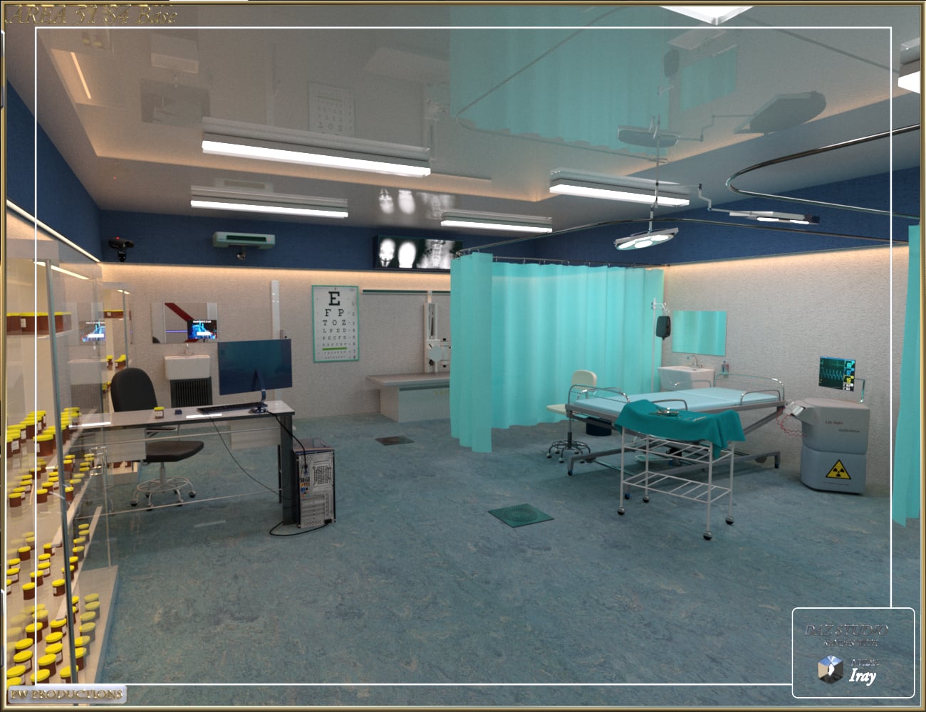 PW Area 51 S4 Base | Daz 3D