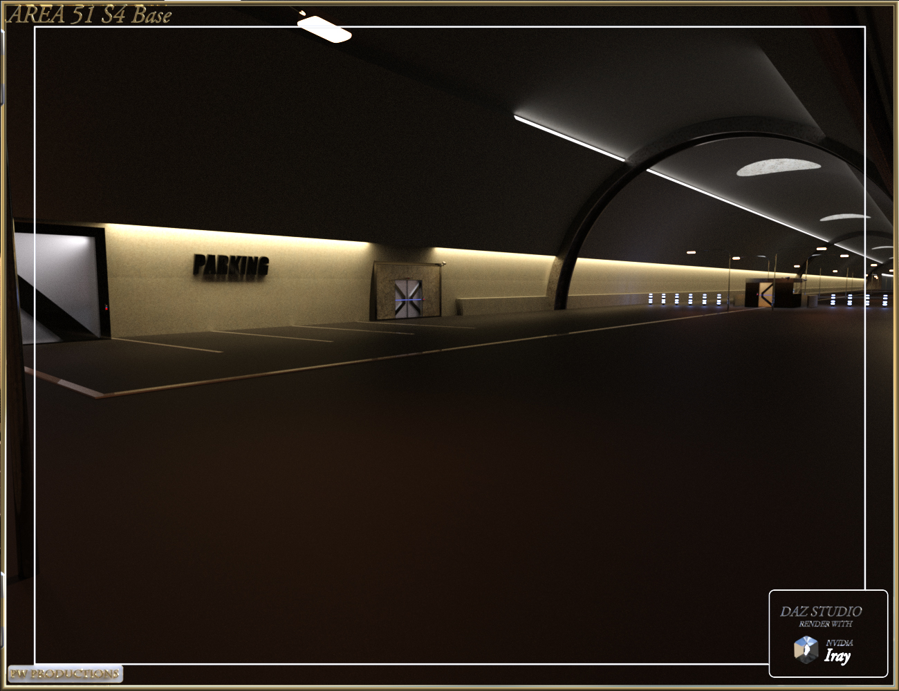 PW Area 51 S4 Base | Daz 3D