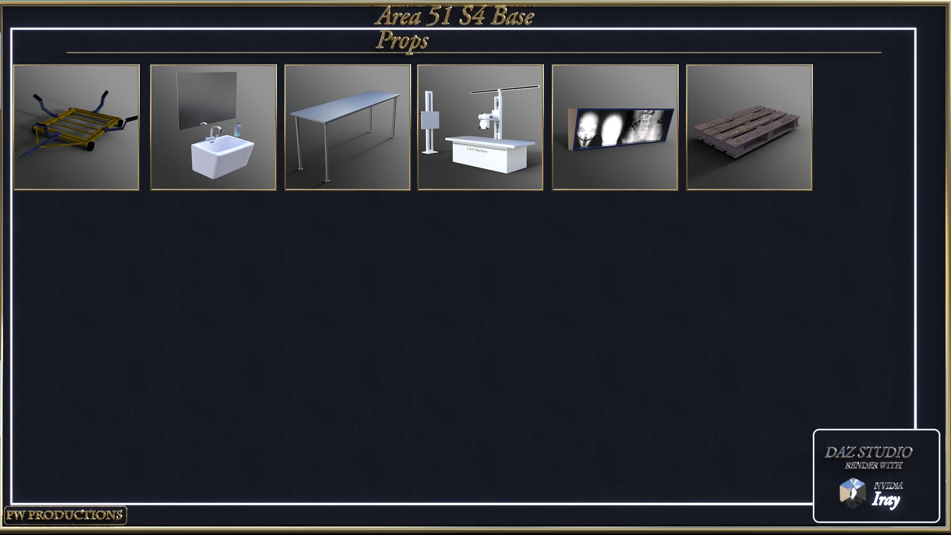 PW Area 51 S4 Base | Daz 3D