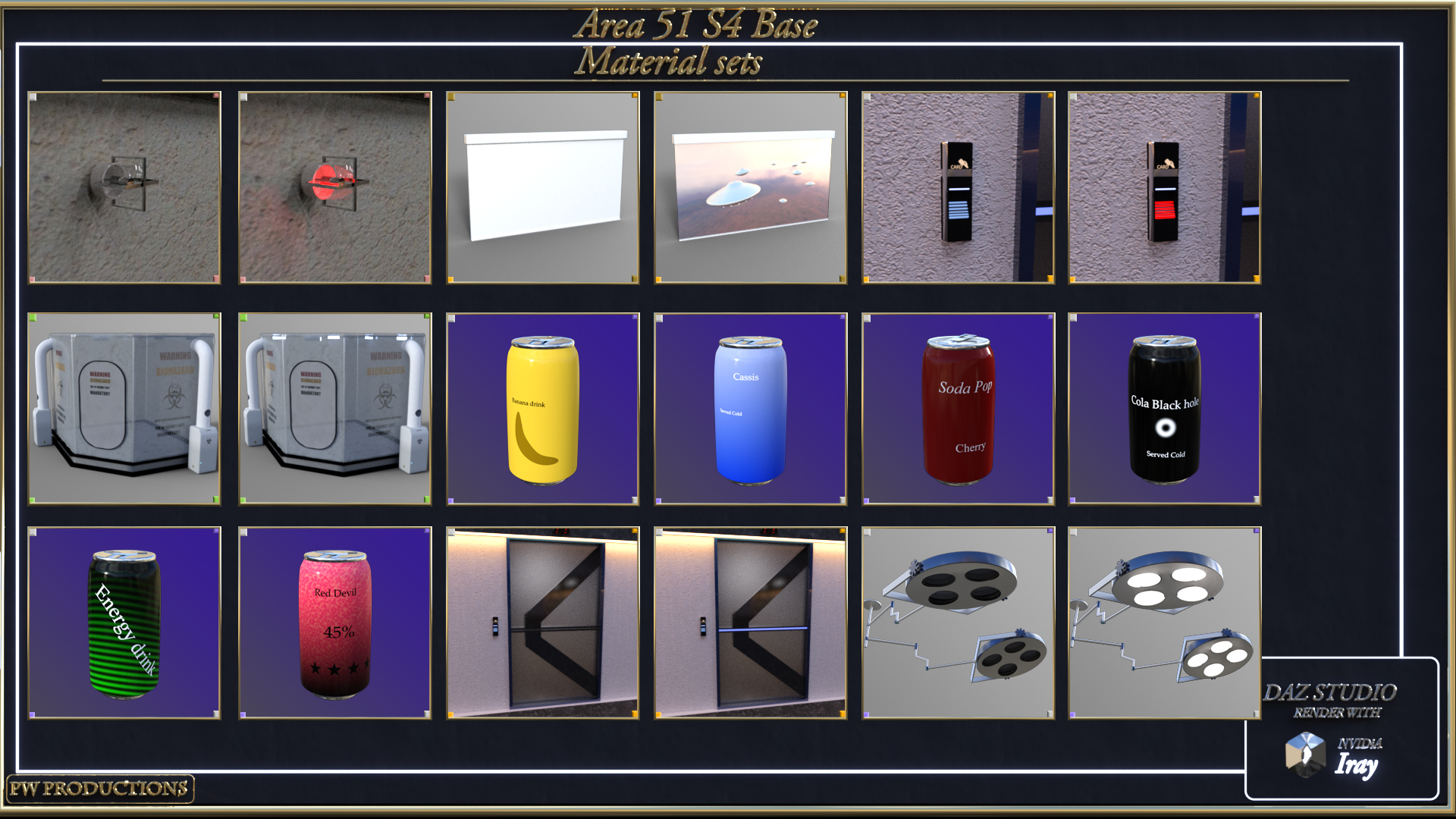 PW Area 51 S4 Base | Daz 3D