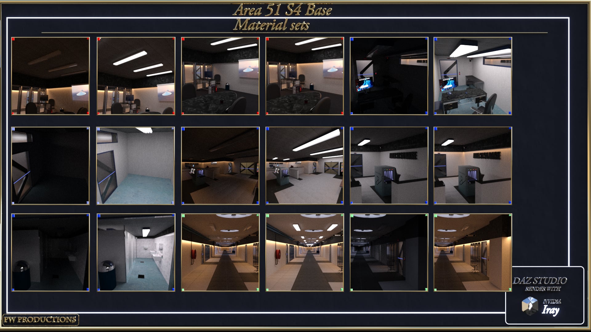 PW Area 51 S4 Base | Daz 3D