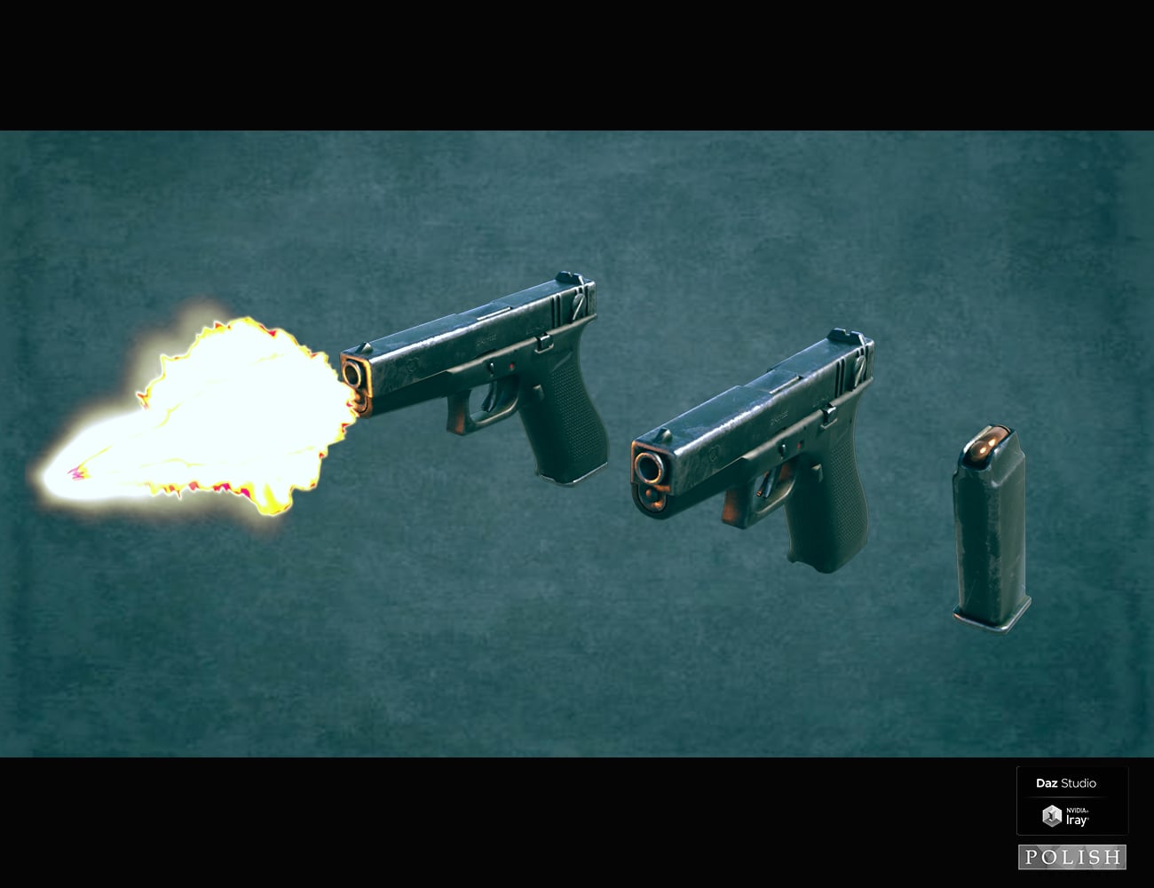Gangster Weapon Bundle | Daz 3D