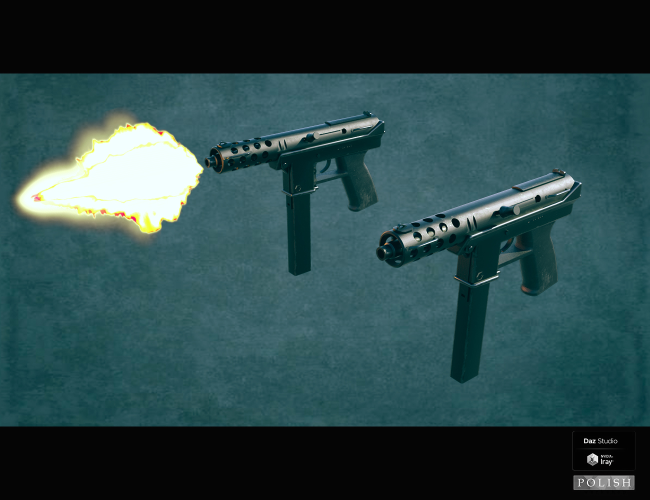 Gangster Weapon Bundle | Daz 3D