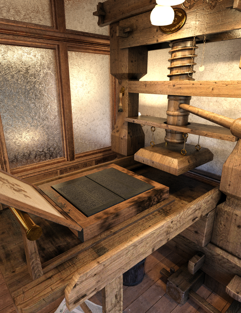 Printers Workshop Props | Daz 3D