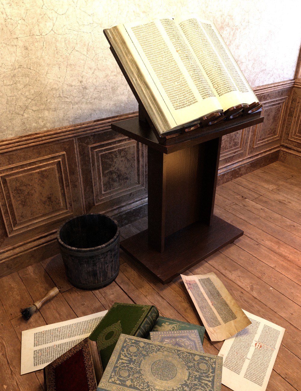 Printers Workshop Props | Daz 3D