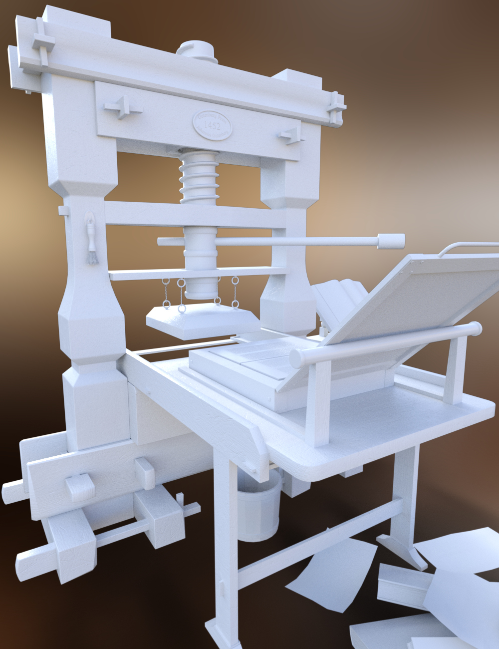 Printers Workshop Props | Daz 3D