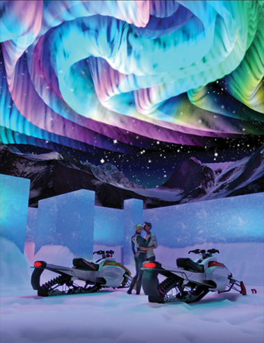 Aurora Borealis Prop and Lights | Daz 3D