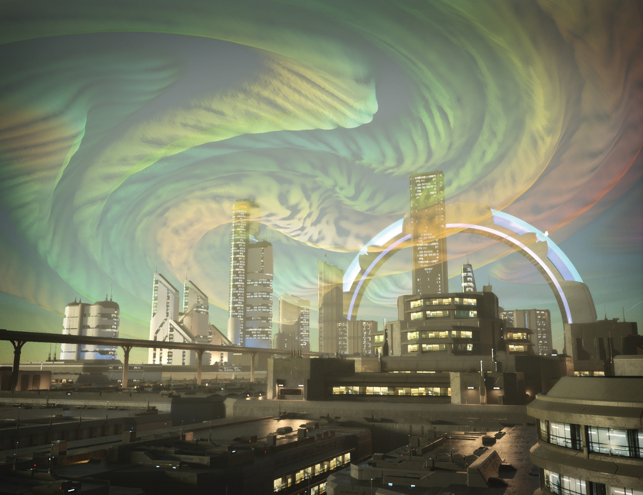 Aurora Borealis Prop and Lights | Daz 3D