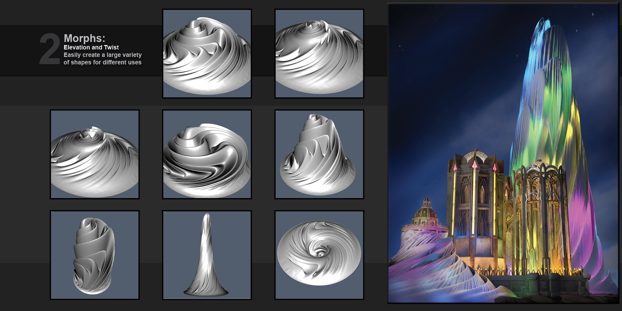 Aurora Borealis Prop and Lights | Daz 3D