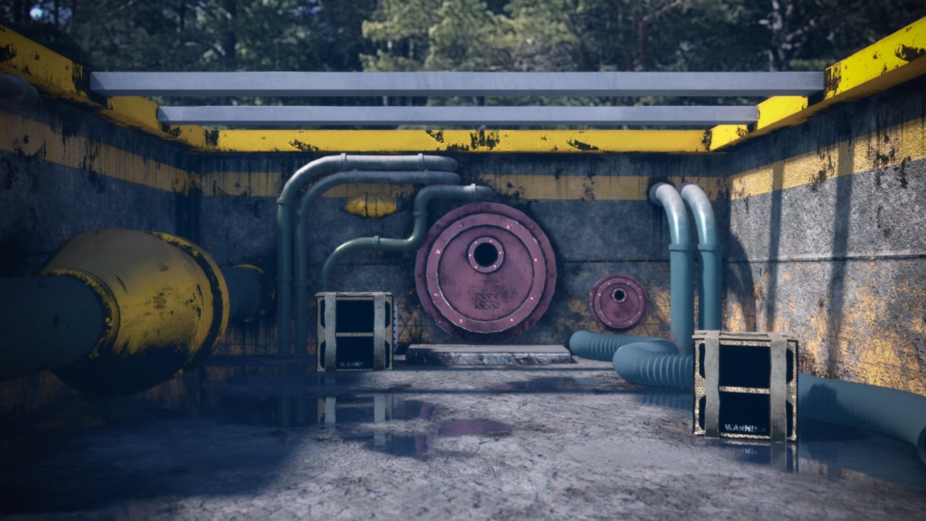 Render In A Box - Secret Bunker | Daz 3D