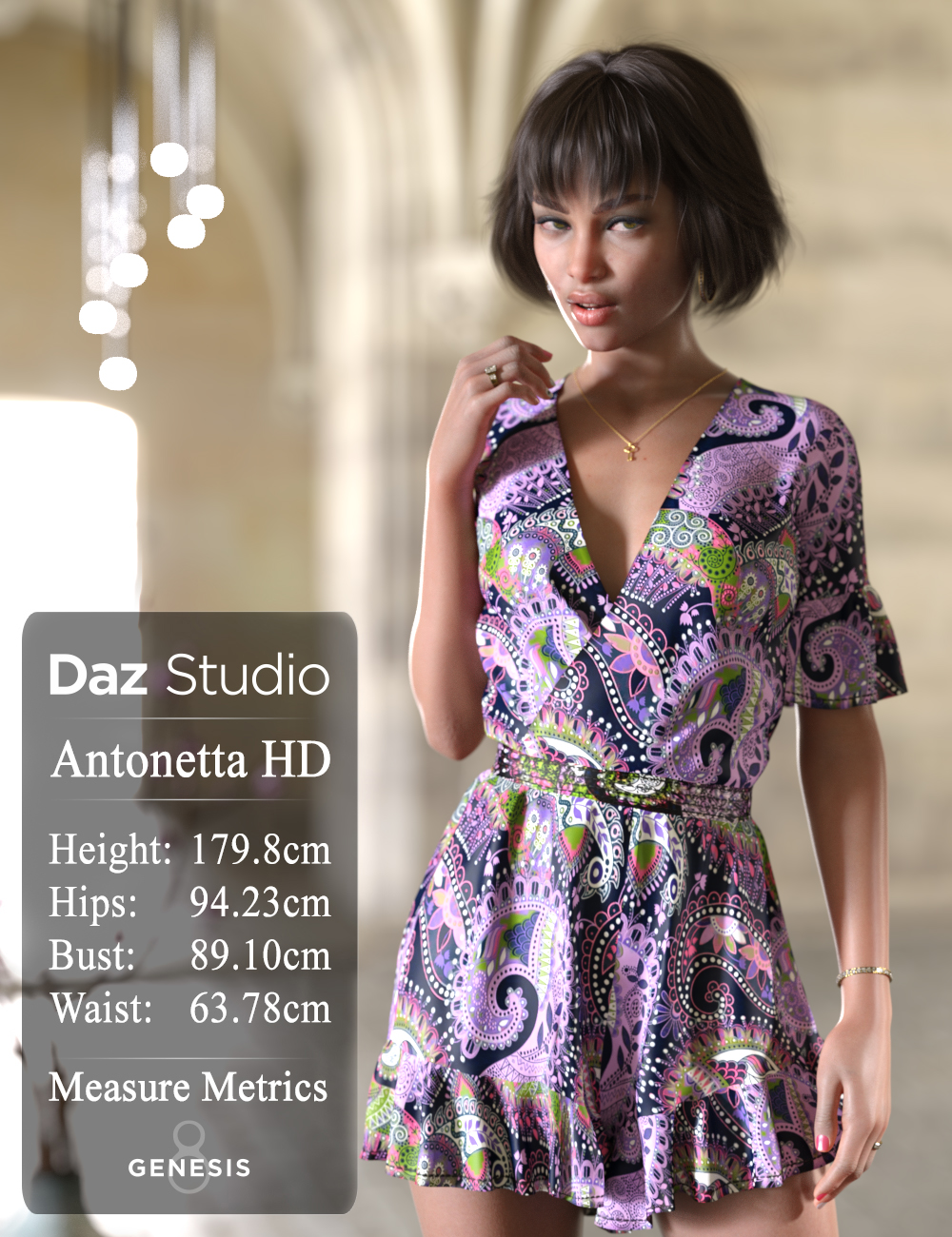 Antonetta HD and Bodice Helena for Genesis 8 Female | Daz 3D