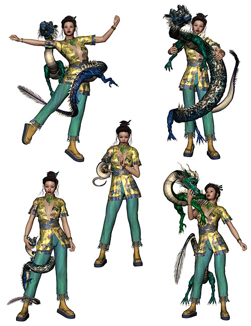 Dragon Princess Poses | Daz 3D