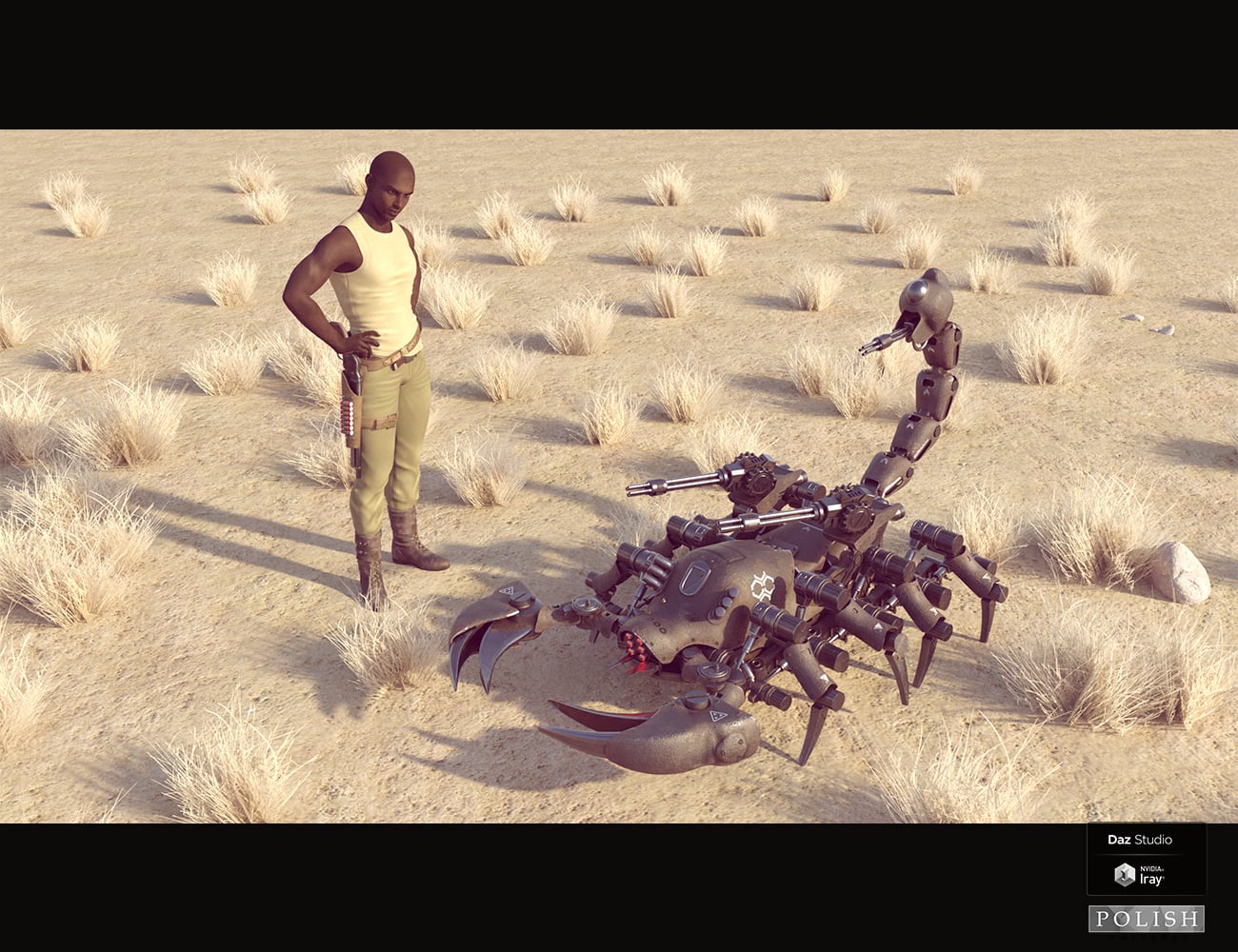 Sci-Fi Scorpion Mecha | Daz 3D