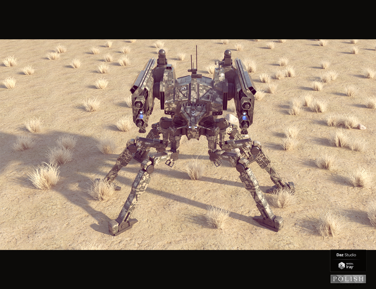 Sci-Fi SS Spider Mecha | Daz 3D