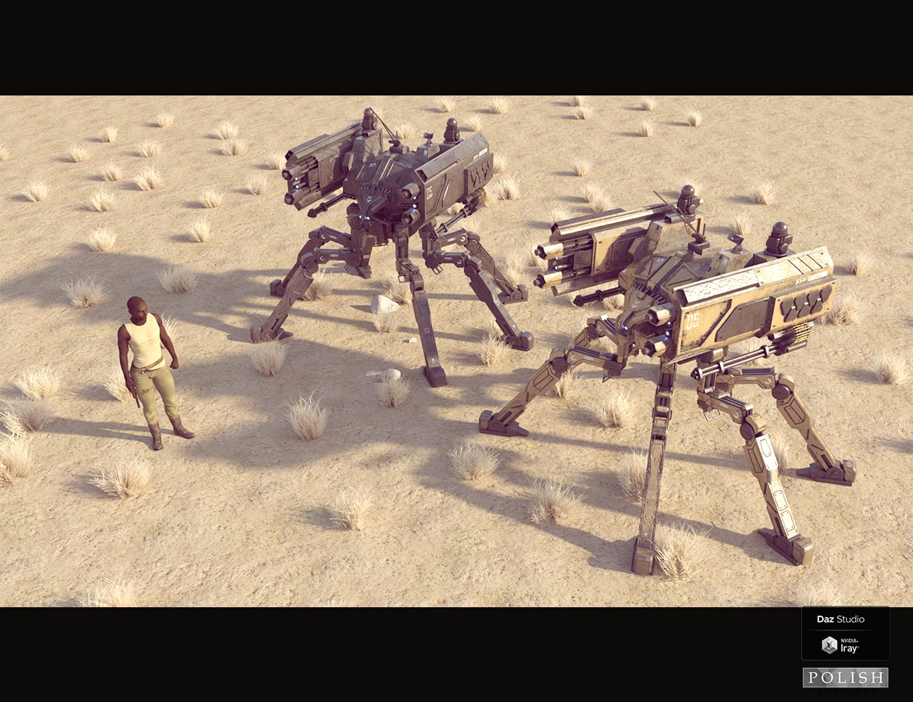 Sci-Fi SS Spider Mecha | Daz 3D