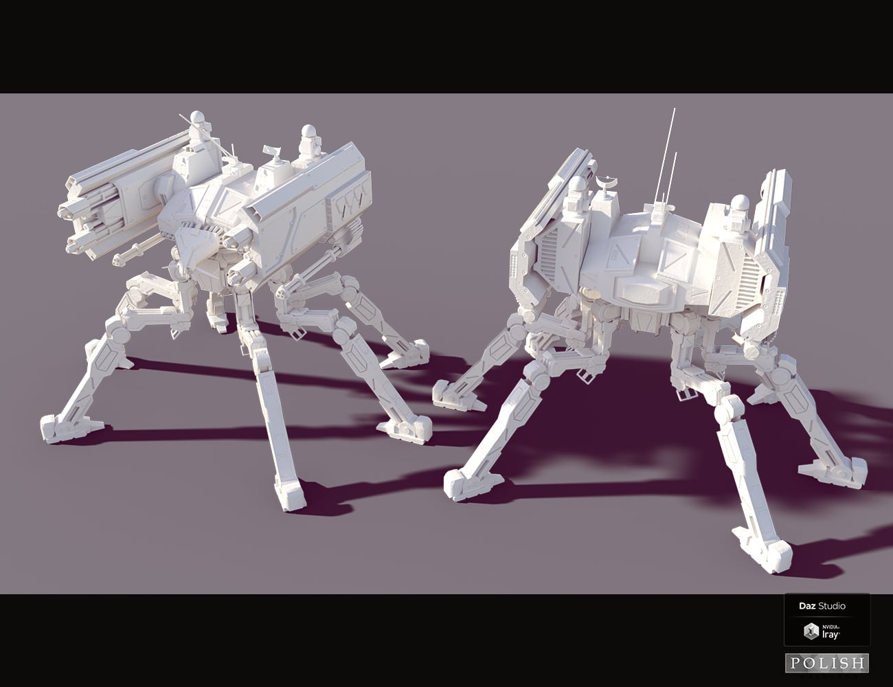 Sci-Fi Mecha Bundle 01 | Daz 3D