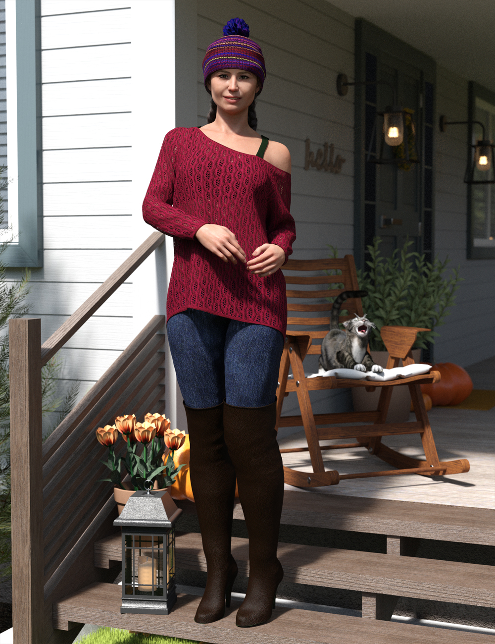 Jenni 8 Pro Bundle | Daz 3D