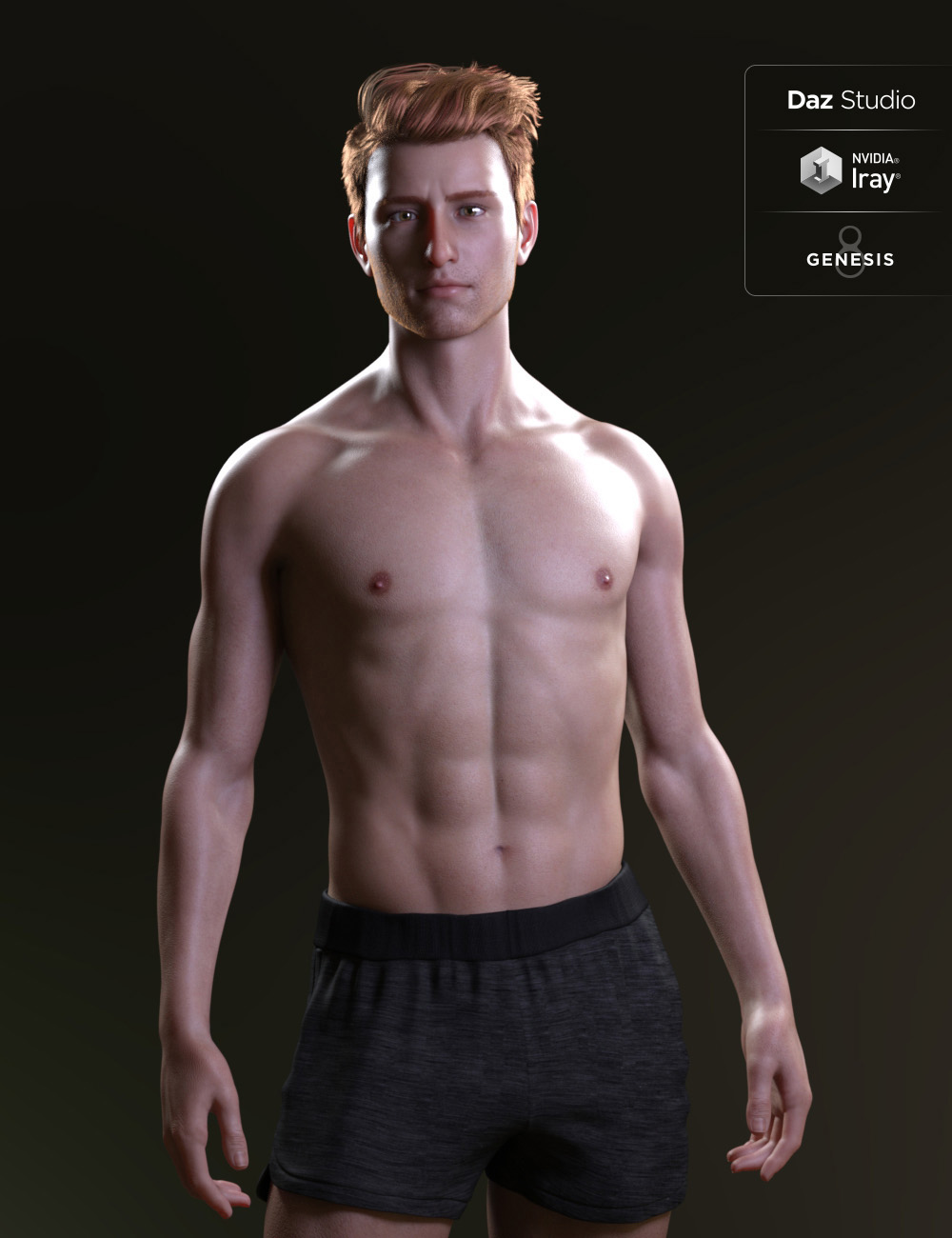 Sebastian for Genesis 8 Male | Daz 3D