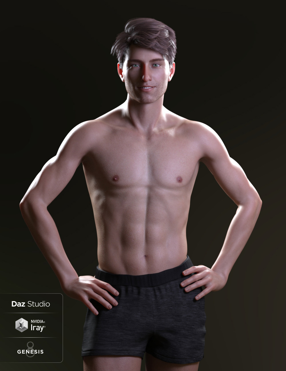 Sebastian for Genesis 8 Male | Daz 3D