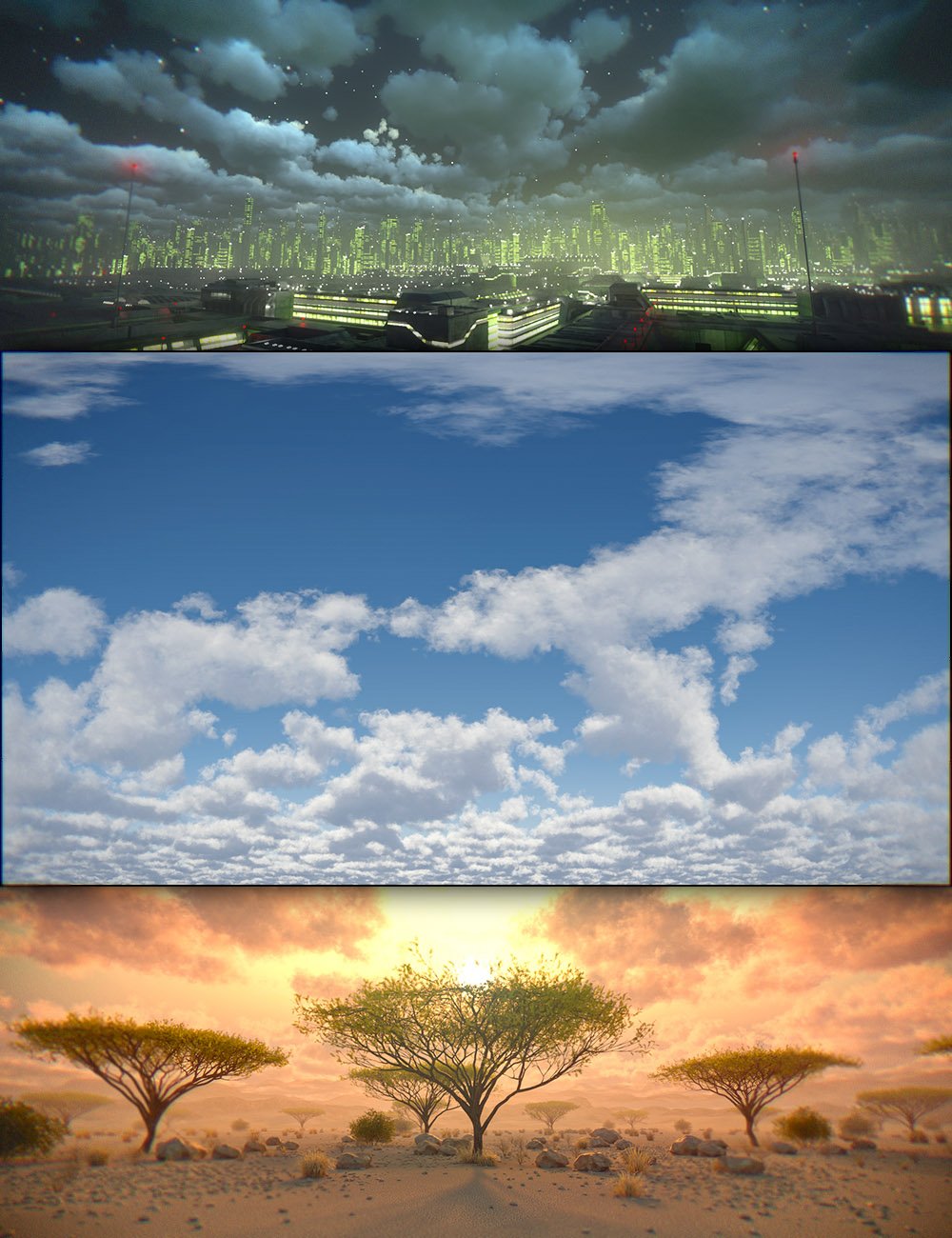 Cloudscape Creator Bundle | Daz 3D