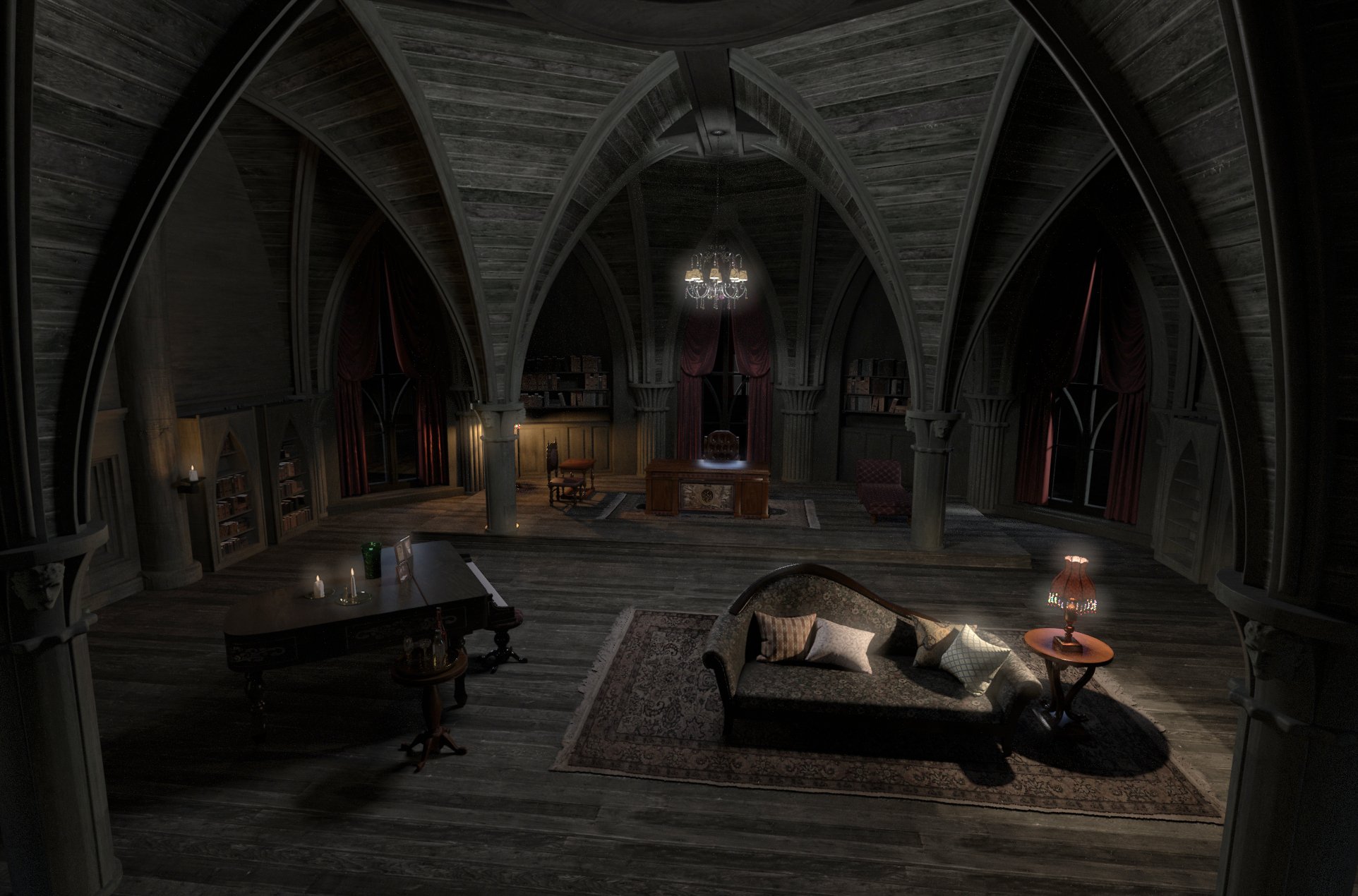 FG Gothic Hall | Daz 3D