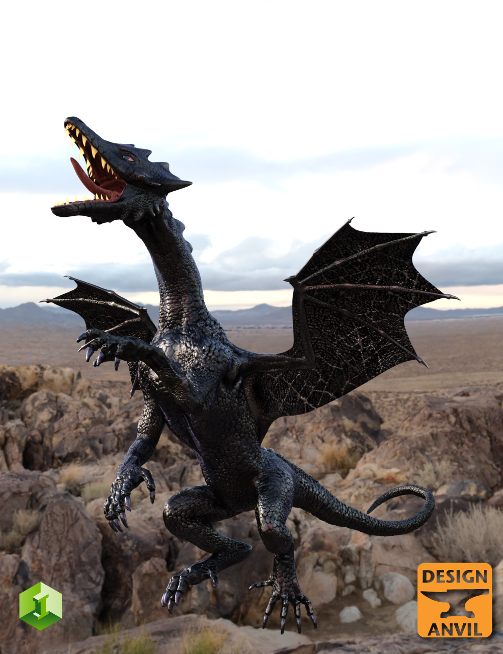 DA Dragonling HD for Daz Dragon 3 | Daz 3D