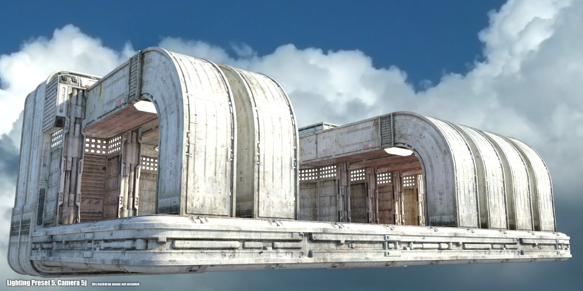 Sci-Fi Landing Platform | Daz 3D