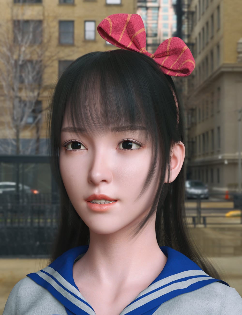 Sae Character And Hair for Genesis 8 Female | Daz 3D