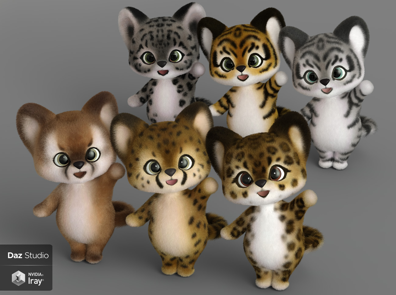 Pounce the Puma - Plushies 2.0 | Daz 3D