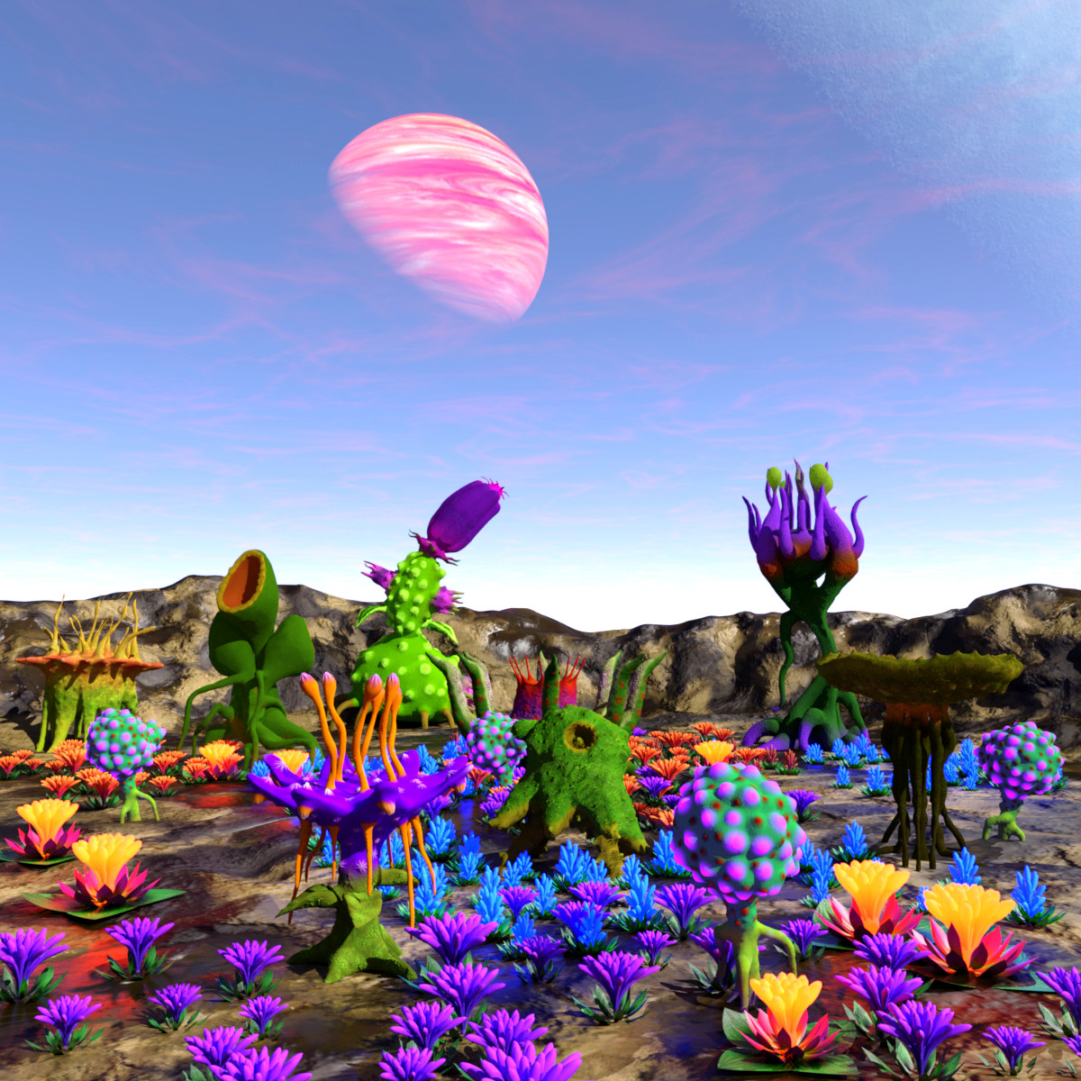 My Aliens Plants for Iray | Daz 3D